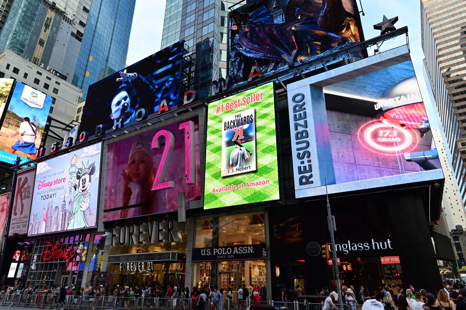 Times Square Billboard Advertising for Your Book